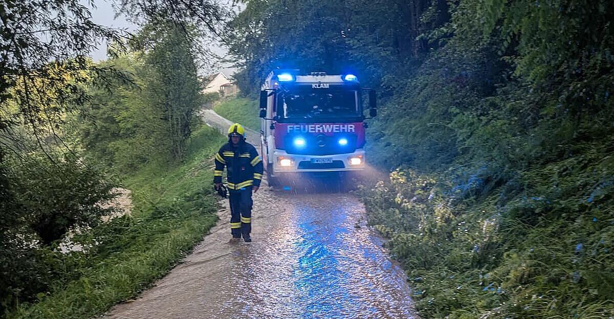 Zahlreiche Einsätze nach heftigen Gewittern in Oberösterreich ...