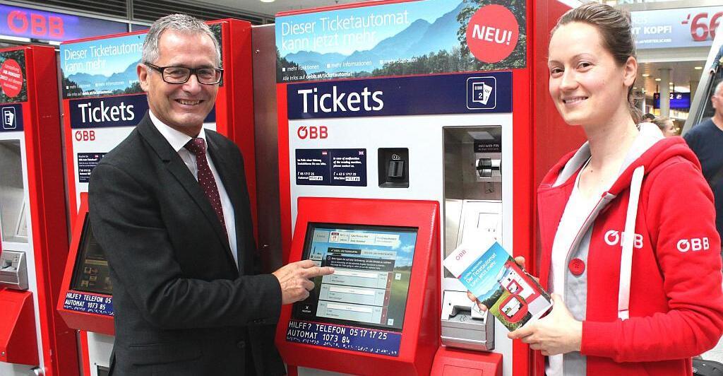 ÖBB- Ticketautomaten: Neuer Bedienmodus, mehr Stationen | Nachrichten.at