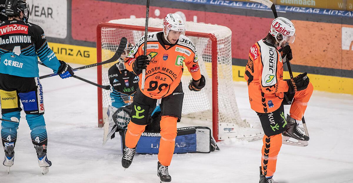 1:3 - Black Wings unterlagen Grunddurchgangssieger Graz knapp ...