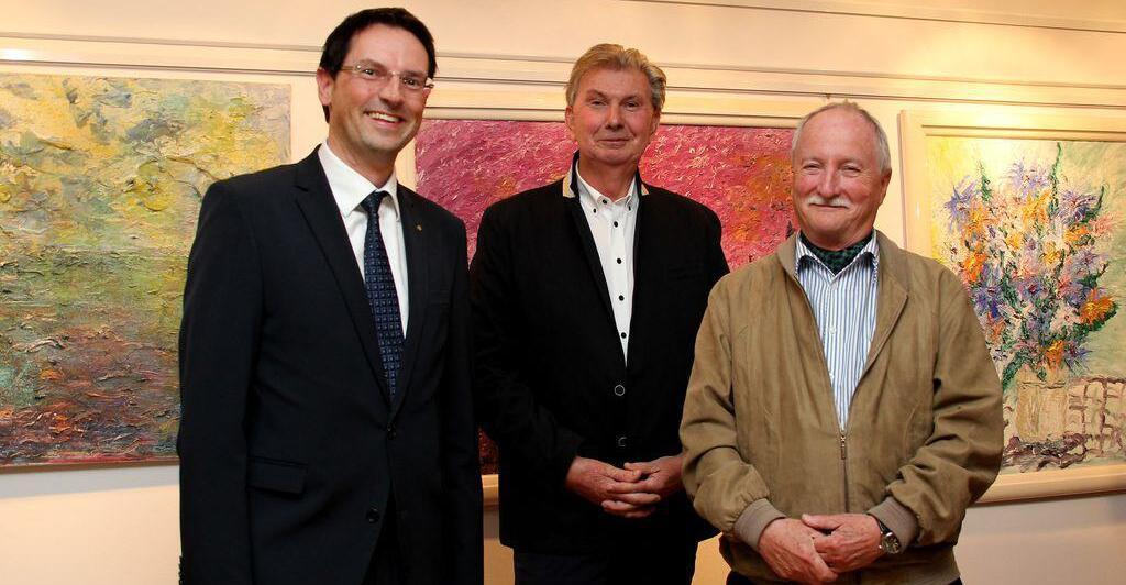 Dichtes Gedränge um Fritz Mallners "Malerei aus Leidenschaft ...