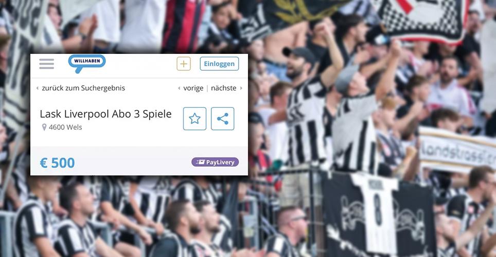 LASK-Tickets: Wehe, wenn der Schwarzmarkt blüht | Nachrichten.at