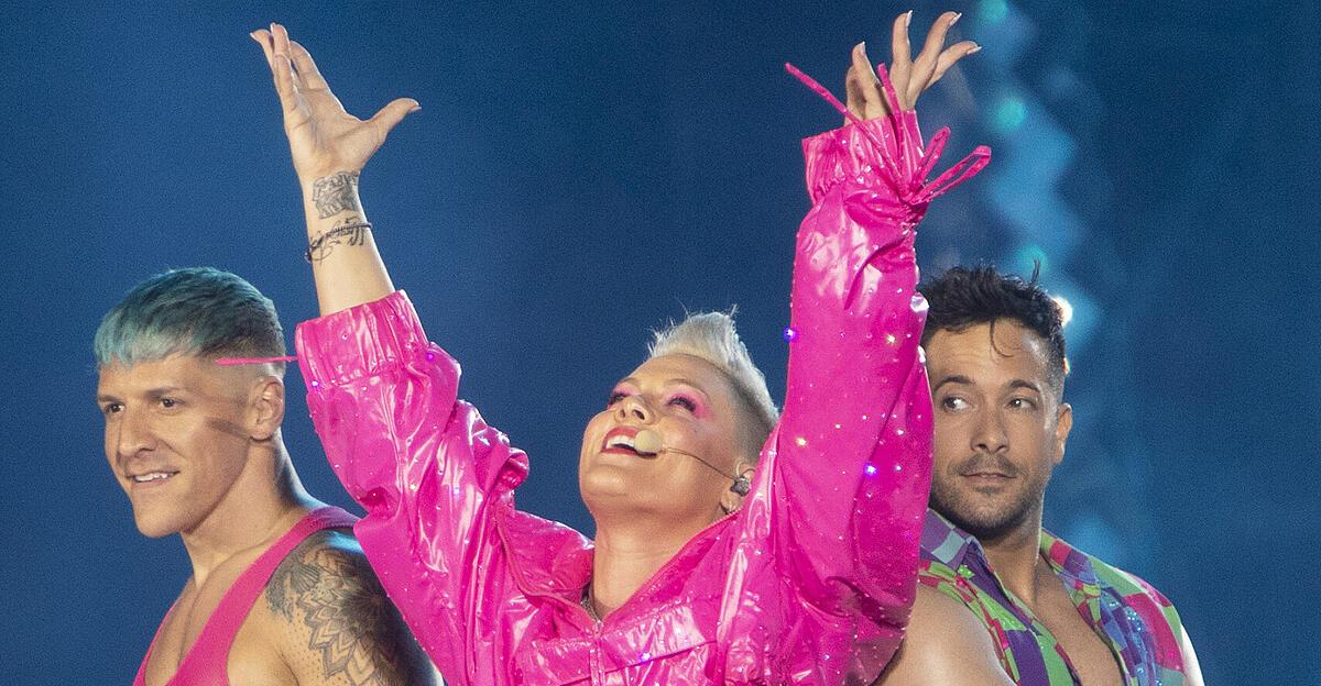 Pink hob in Wien ab: Wenn sie eine Party startet, dann ordentlich | Nachrichten.at