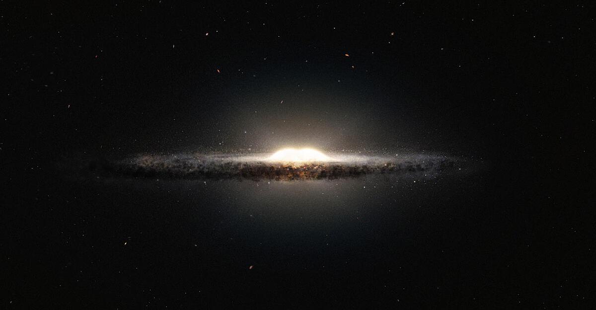Erste zarte Kontakte unserer Galaxie mit dem Andromedanebel ...